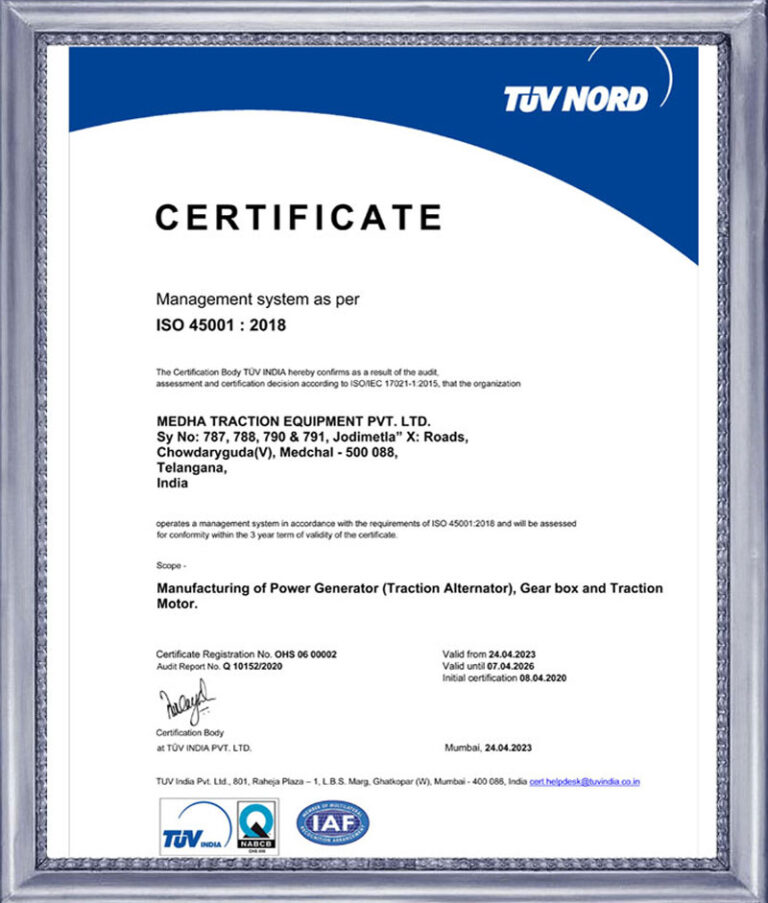 Comprehensive Traction Drive Solutions - Medha